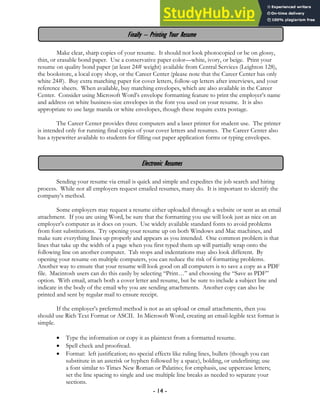 A Guide To Writing Effective Resumes And Cover Letters | PDF