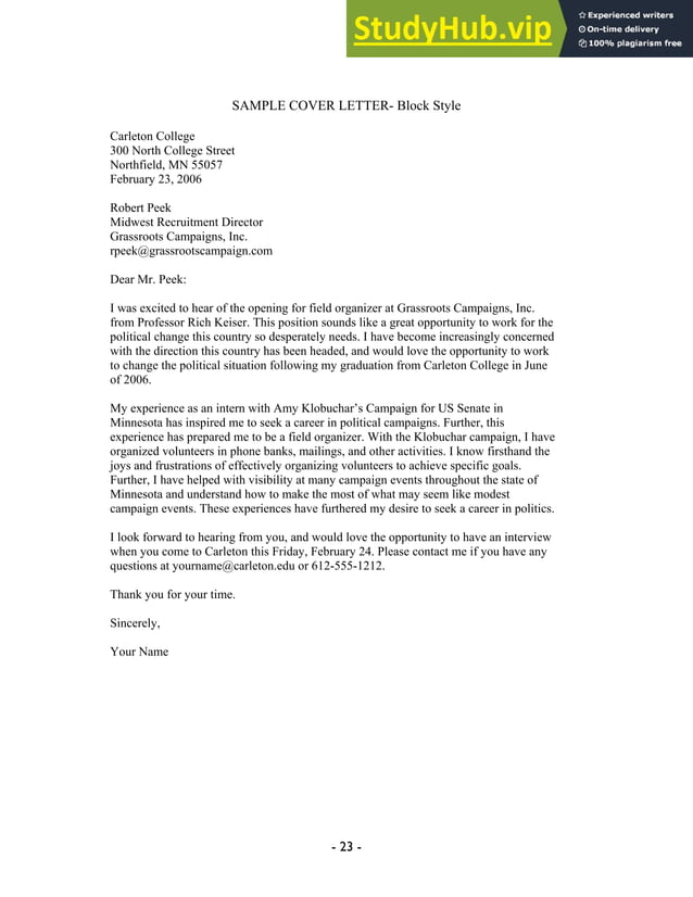A Guide To Writing Effective Resumes And Cover Letters | PDF