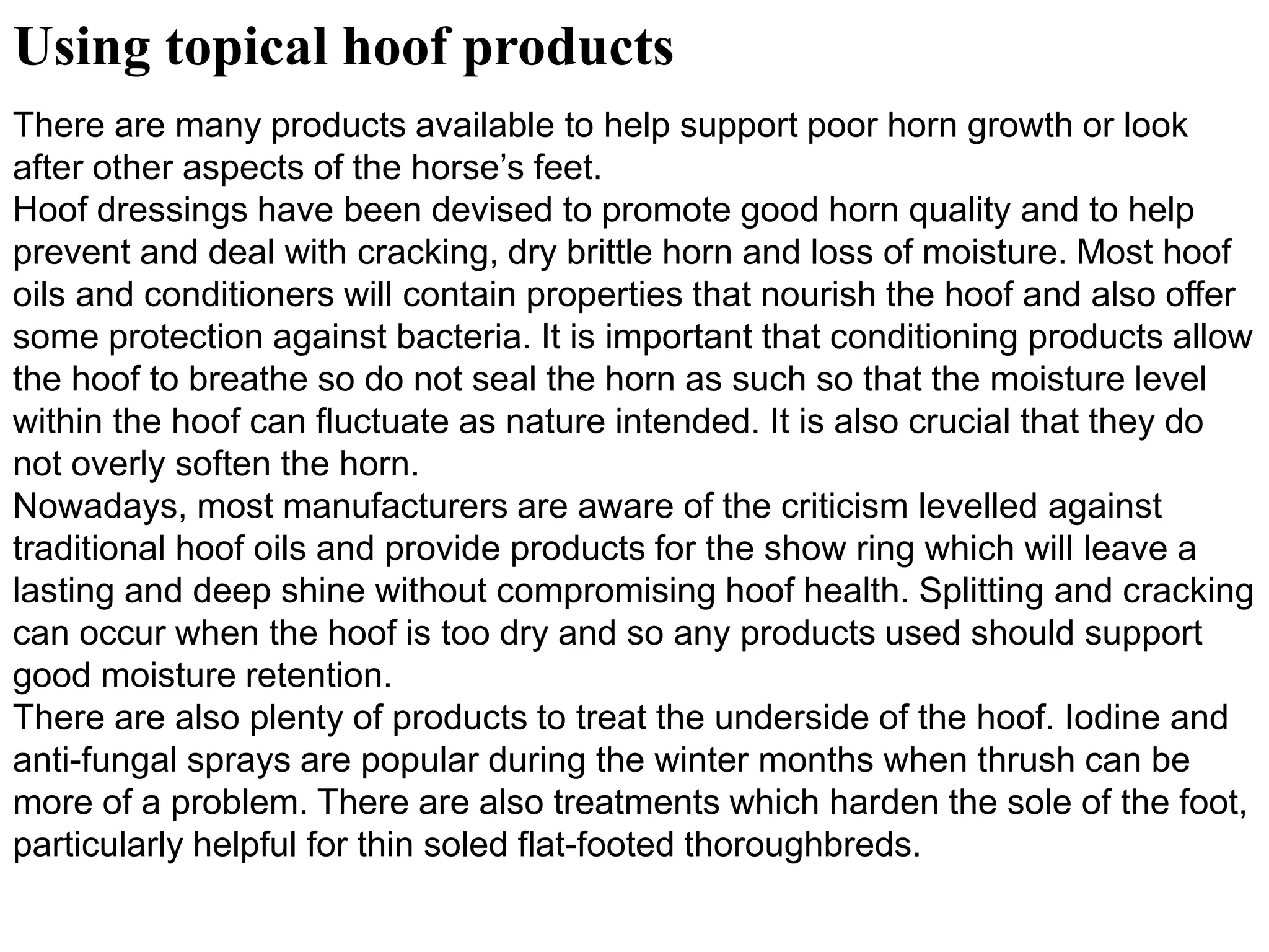 A Guide To Your Horse's Hoof Health | PPTX