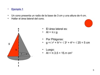 Geometria del Espacio: Conos | PPT