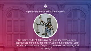Aguilar, Rosemarie (Justiniano-Kalantiaw Code).pptx