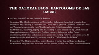 Aguirre Elise History1181 Final Bartolome de Las Casas 2018 | PPTX