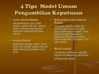Pengembangan Dalam Pengambilan Keputusan | PPT