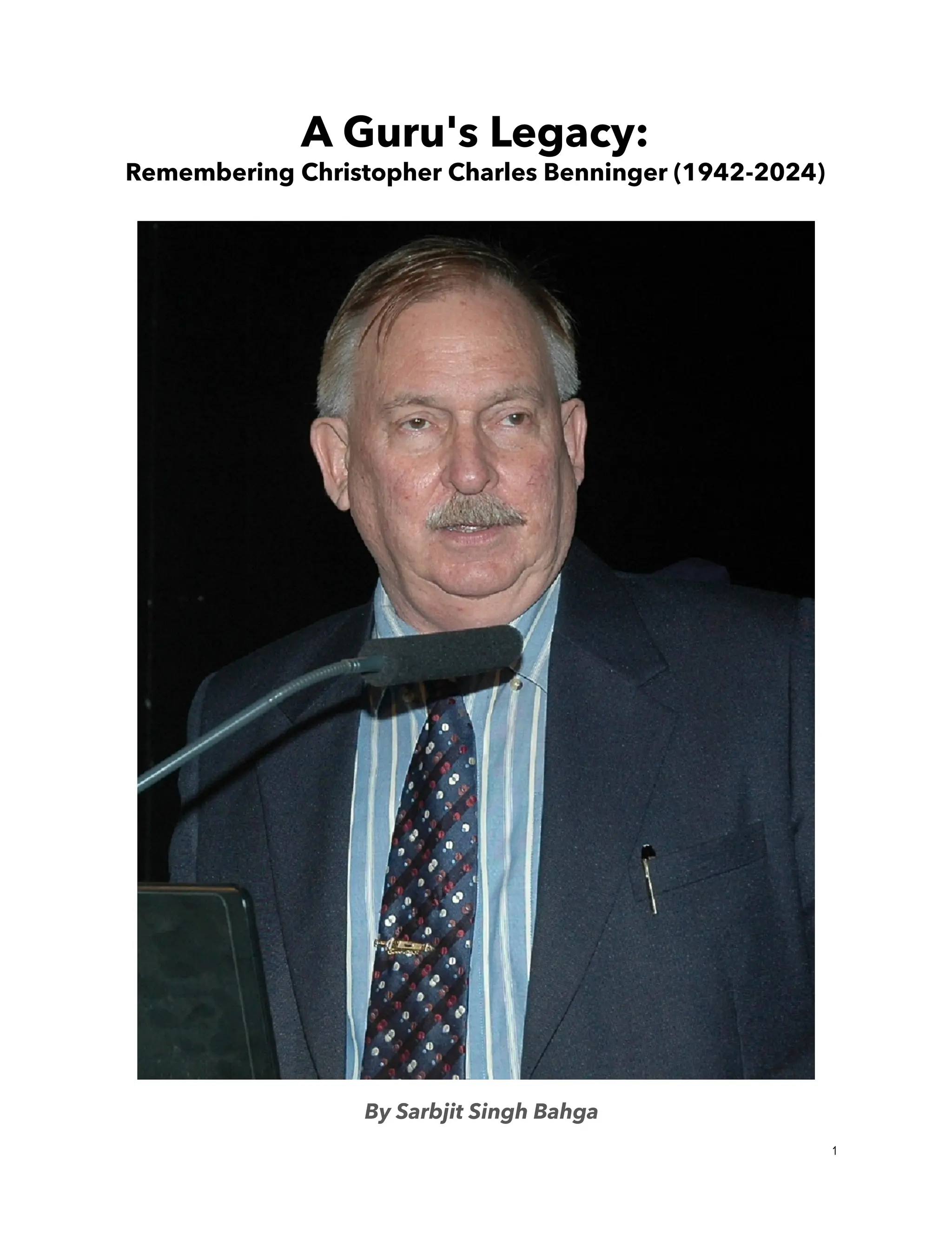 A Guru's Legacy: Remembering Christopher Charles Benninger (1942 -2024).pdf