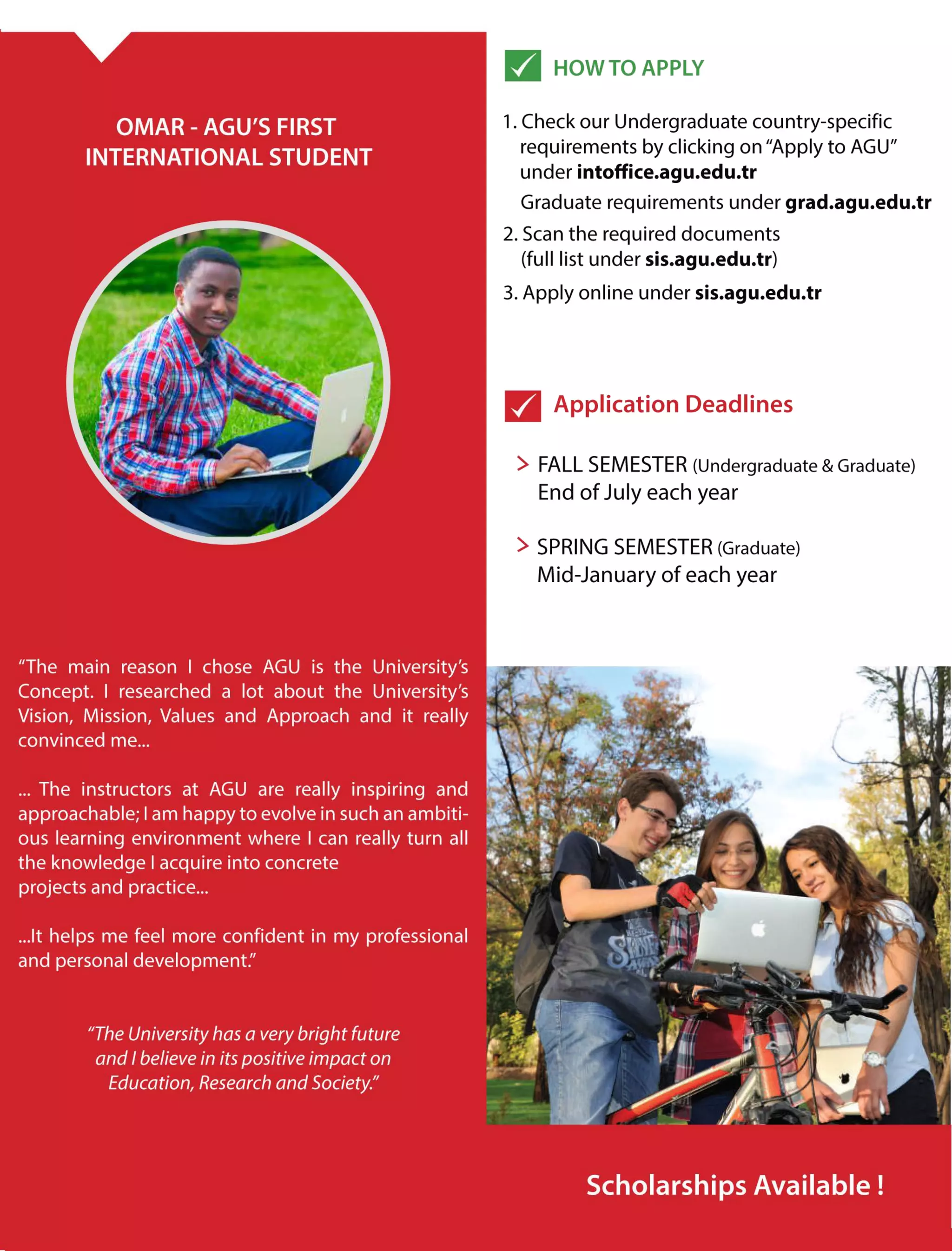 AGU Student Brochure | PDF | Free Download