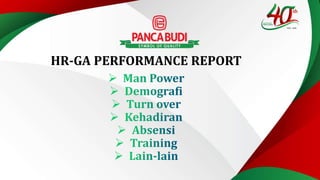 HR PERFORMANCE REPORT MEETING PRESENTATION | PPTX