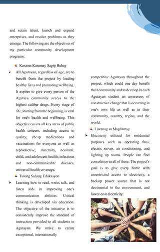 AGUTAYA DEVELOPMENT PLAN.docx