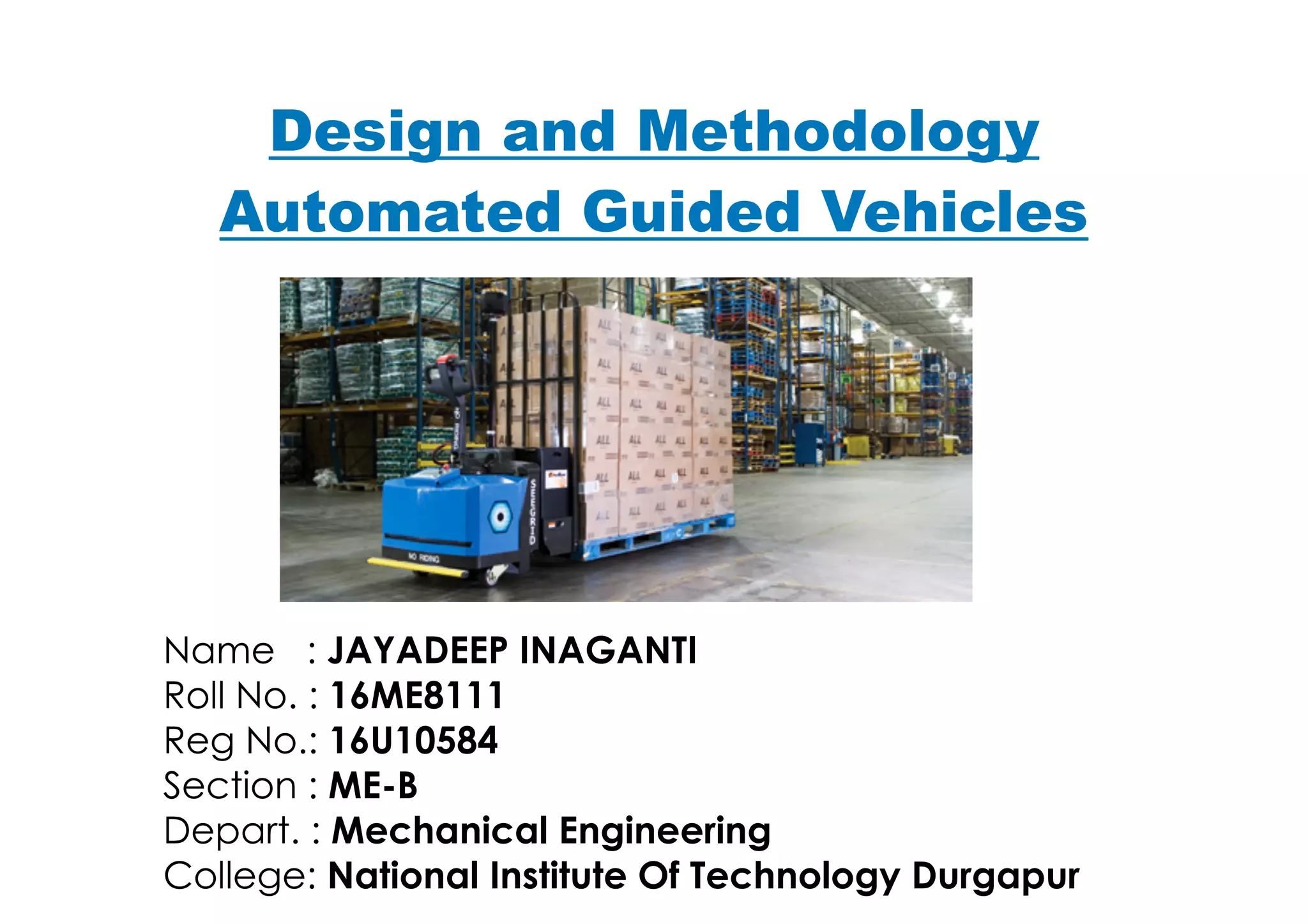 Automated Guided Vehicles | PDF