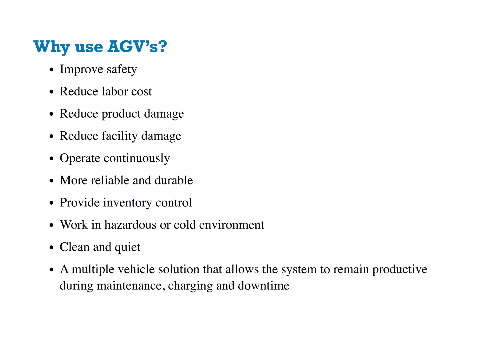 Automated Guided Vehicles | PDF