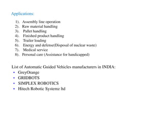 Automated Guided Vehicles | PDF