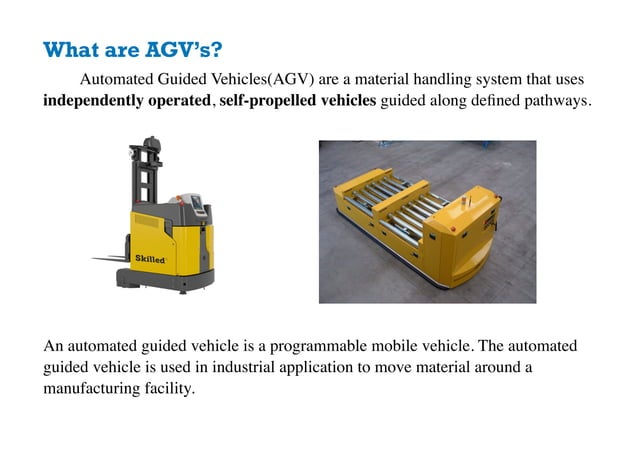 Automated Guided Vehicles | PDF | Auto Navigation Systems | Auto Technology
