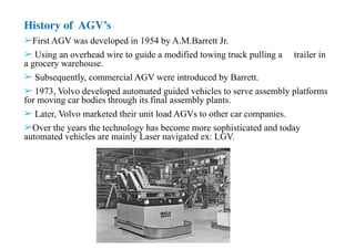Automated Guided Vehicles | PDF