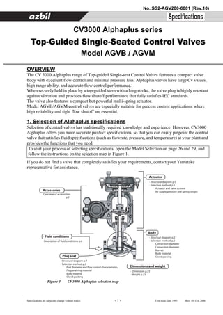 Agvbagvm control valve | PDF