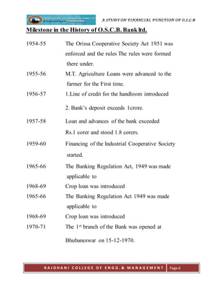 Project report of oscb 11 | DOCX