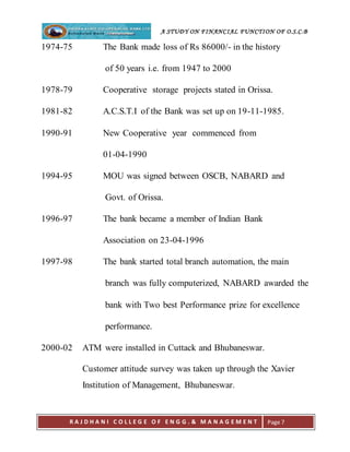 Project report of oscb 11 | DOCX