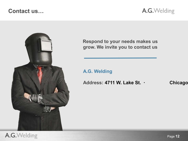 A.G. Welding prensentation | PPT
