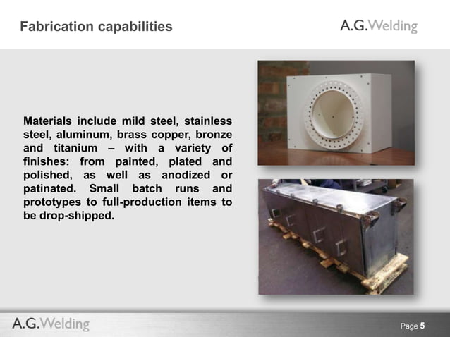 A.G. Welding prensentation | PPT