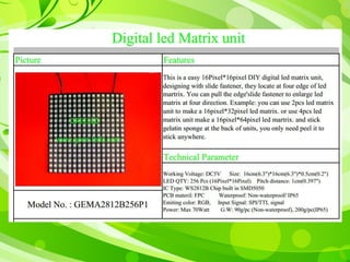 Diy ws2812 b led matrix | PPT
