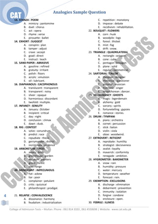 GAT NTS SAMPLE PAPERS MATERIAL PART 4 | PDF