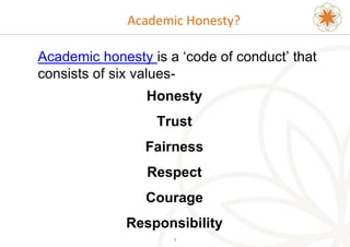 ACADEMIC HONESTY: Role of Teachers | PPTX