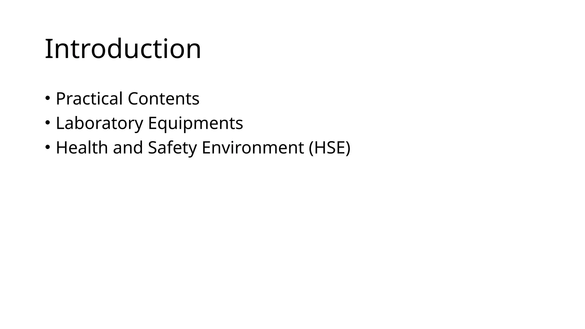 OBJECT: INTRODUCTION TO HEALTH AND SAFETY MEASURES IN APPLIED HYDRAULICS LABORATORY | PPT
