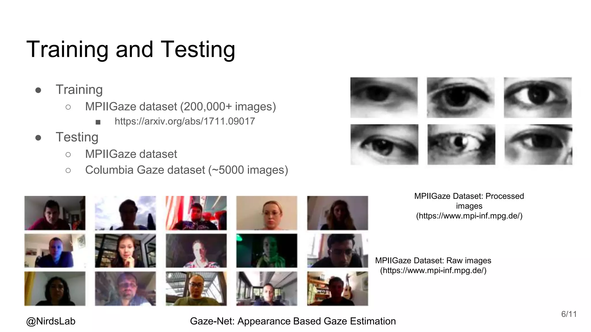 Gaze Net Appearance Based Gaze Estimation Using Capsulenetworks Pptx