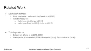 Gaze-Net: Appearance-Based Gaze Estimation using CapsuleNetworks | PPTX