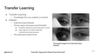Gaze-Net: Appearance-Based Gaze Estimation using CapsuleNetworks | PPTX
