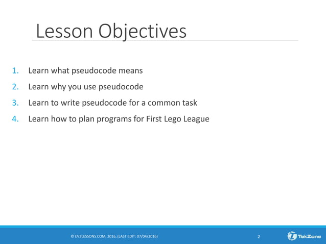 Ah pseudocode2 - Beginner | PPT
