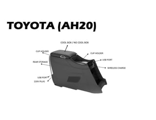 TOYOTA ALPHARD VELLFIRE AH20 CONSOLE BOX | PDF