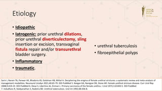 female anterior urethroplasty techniques | PPTX