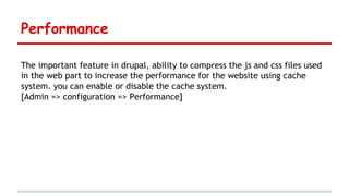 Drupal 7 Features - Introduction - Basics | PPT