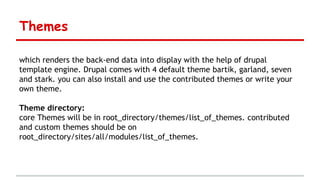 Drupal 7 Features - Introduction - Basics | PPT