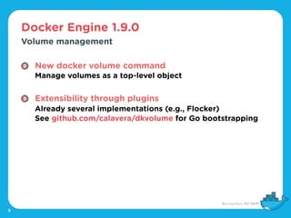DockerCon EU 2015: The Latest in Docker Engine | PPT