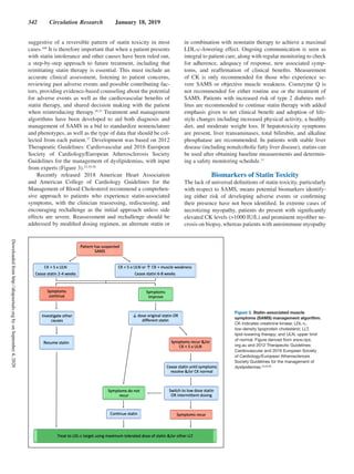 AHA.Statin Toxicity.pdf | Heart and Cardiovascular Diseases | Diseases ...