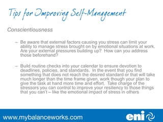 Self-Awareness: Tools for managing emotional situations | PPT