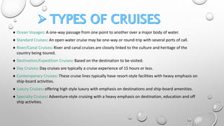 Cruise tourism. | PPTX