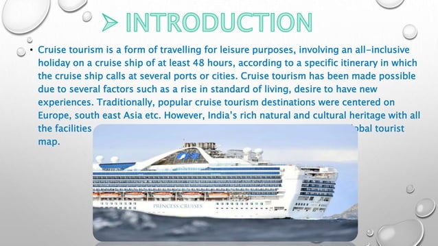 Cruise tourism. | PPTX