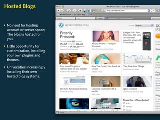 Blogging for Teaching and Research | PDF | Internet | Computing