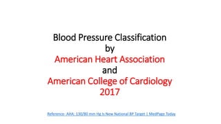 American Heart Association and American College of Cardiology - Blood ...