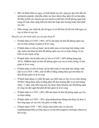 AHA ACC HFSA 2022 Hướng dẫn quản lý suy tim | DOCX