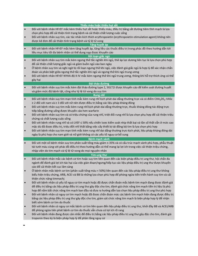 AHA ACC HFSA 2022 Hướng dẫn quản lý suy tim | DOCX