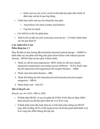 AHA ACC HFSA 2022 Hướng dẫn quản lý suy tim | DOCX