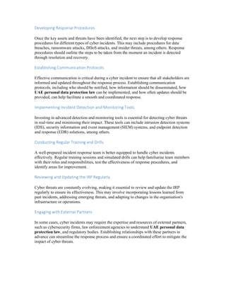 Tips to Make an Incident Response Plan to Tackle Cyber Threats and ...