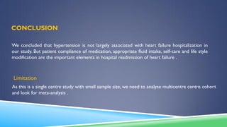 Hospital Readmission of Heart Failure Patients And Its Precipitated ...