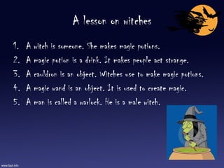 A haloween test viii grade | PPT | Magic and Illusion | Hobbies & Interests