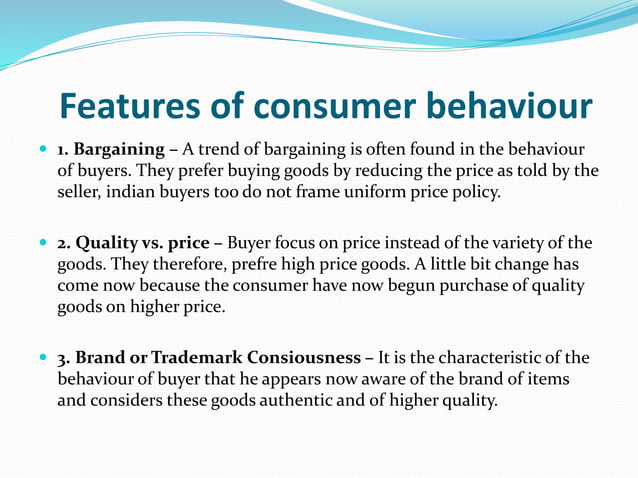 CONSUMER BEHAVIOUR | PPTX