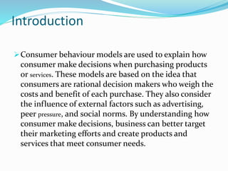 CONSUMER BEHAVIOUR | PPTX
