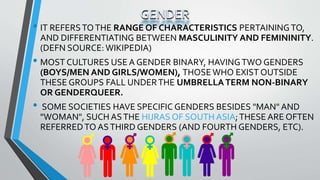 AGE AND GENDER - COMMUNITY MEDICINE FAMILY HEALTH SURVEY | PPTX