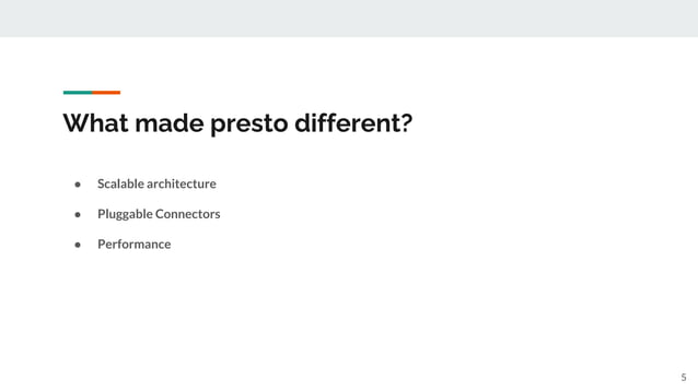 Level 101 for Presto: What is PrestoDB? | PPT